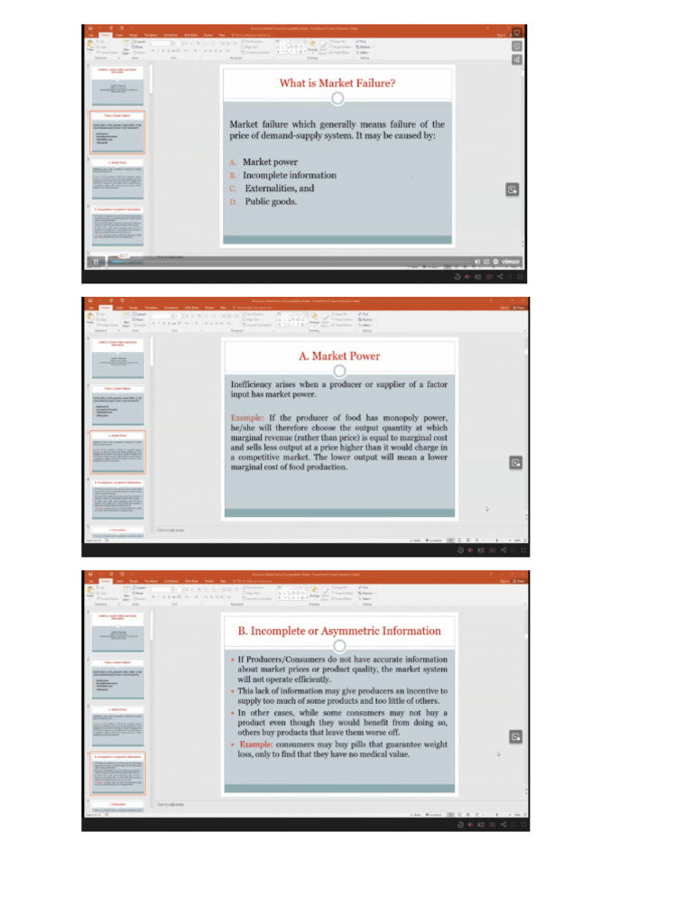 Market Failure Module e | PDF