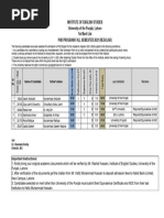 MUBAS Postgraduate Application Form - September 2025 Intake | PDF ...