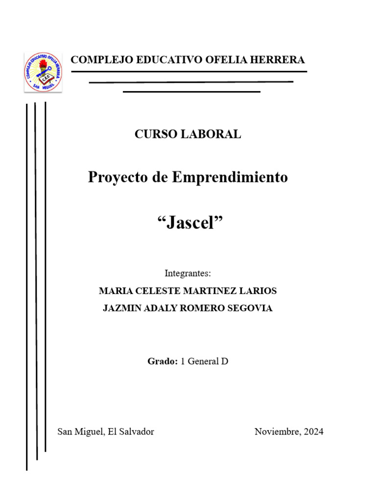 Adornos Navideños "Jascel": Emprendimiento Creativo | PDF