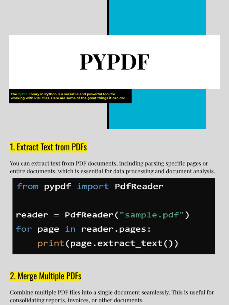 Pypdf | PDF