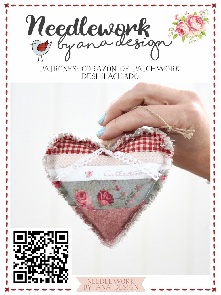 Patrones - Corazón de Patchwork Deshilachado | PDF