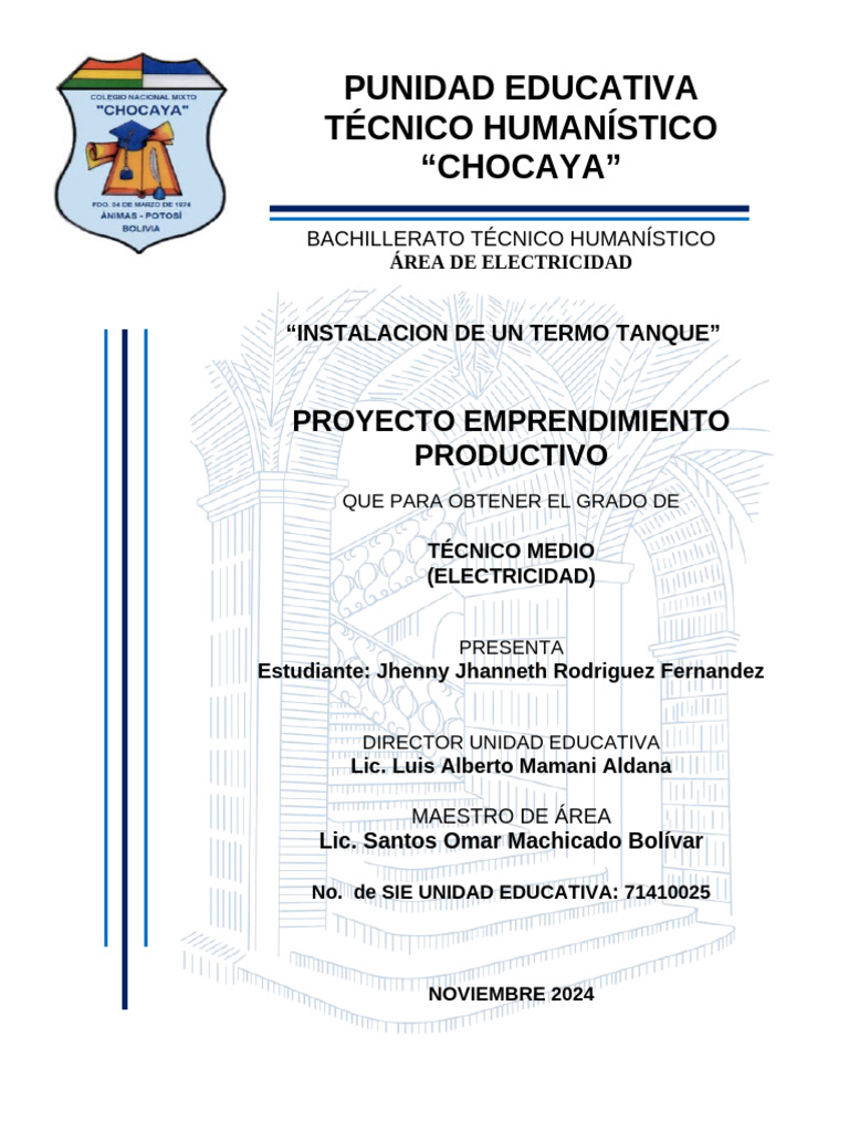 CARATULA ELECTRICIDAD 1 | PDF