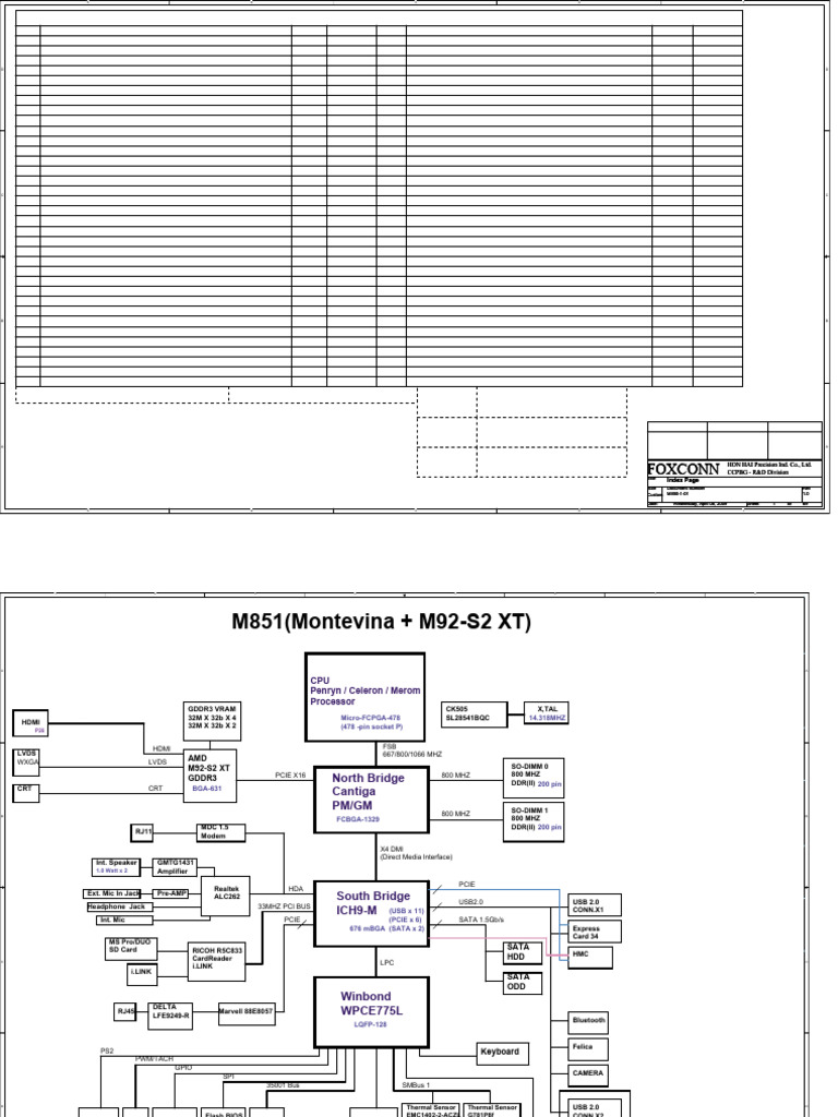 Sony Vaio VGN-NW Series MBX-204 MBX-217 MBX-218 M850 M851 Schematic | PDF | Computing | Computer ...