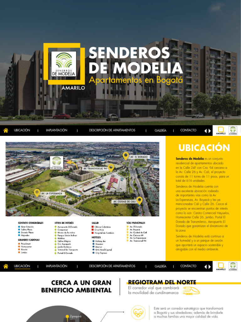 Apartamentos en Senderos de Modelia | PDF | Bogotá | Transporte público