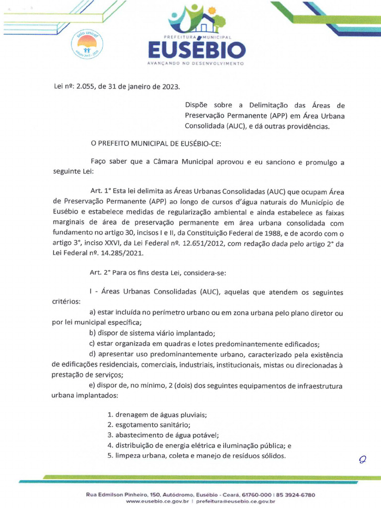 15 Lei 2 055 de 31 de Janeiro de 2023 | PDF