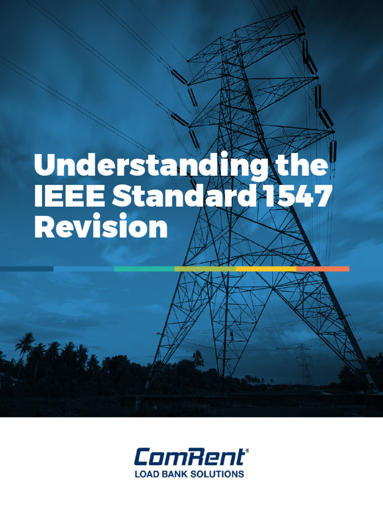 Understanding The Ieee Std 1547 2018 Pdf Electrical Grid Distributed Generation