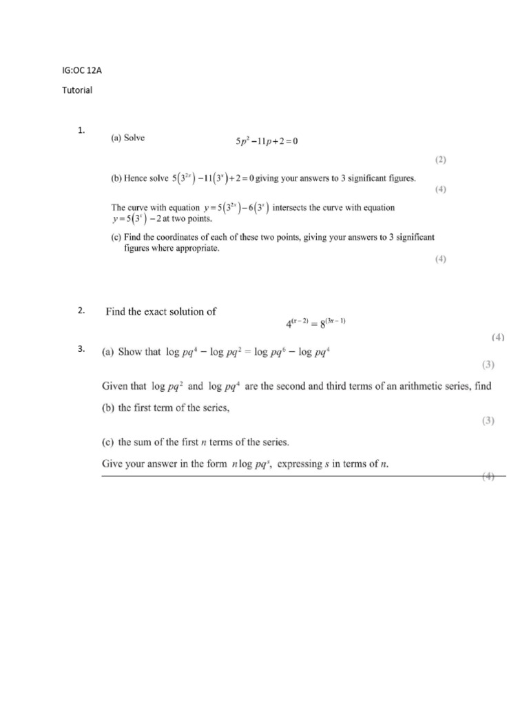 IG:OC 12A Tutorial | PDF