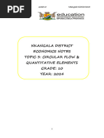 Circular Flow Model in Grade 12 Economics | PDF | Gross Domestic ...