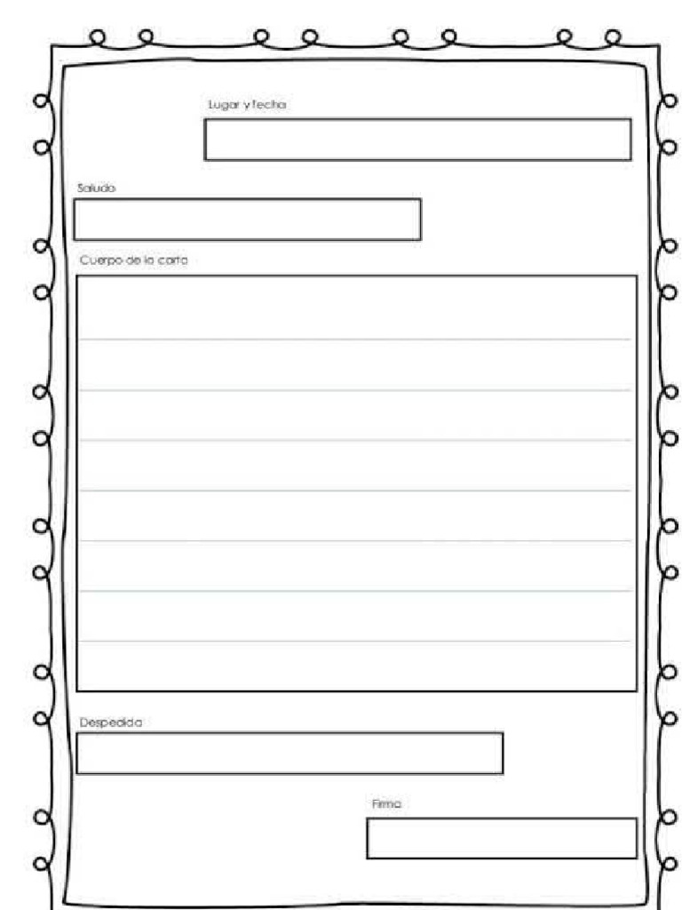 Formato para Elaborar Una Carta | PDF