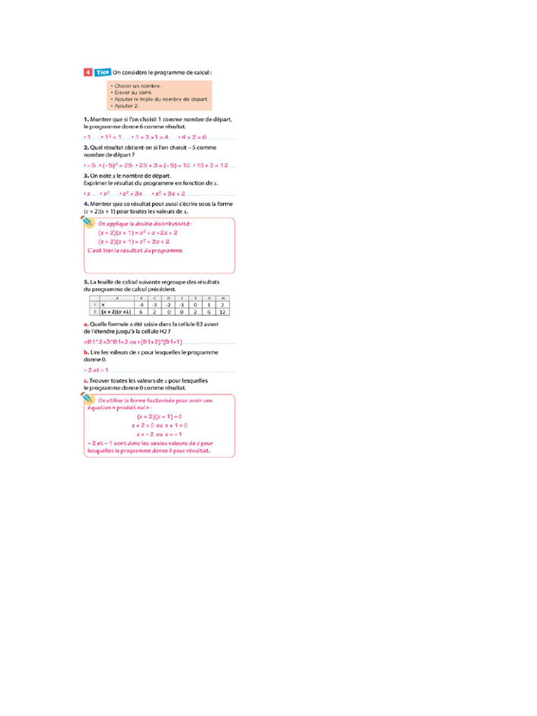 Correction Exercice 4 Page 19 | PDF
