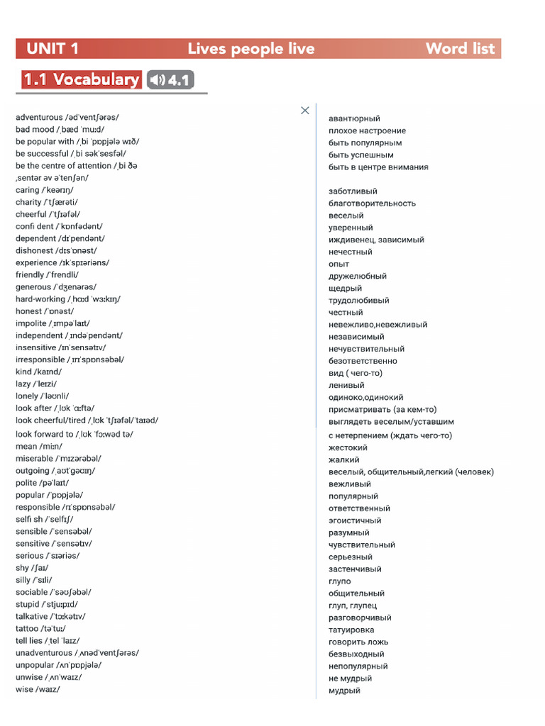 Focus 2 Wordlist Pdf