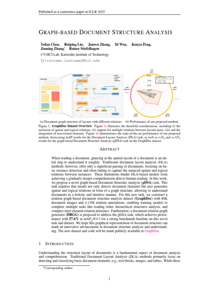 2025 Graph-Based Document Structure Analysis | PDF | Annotation | Page Layout