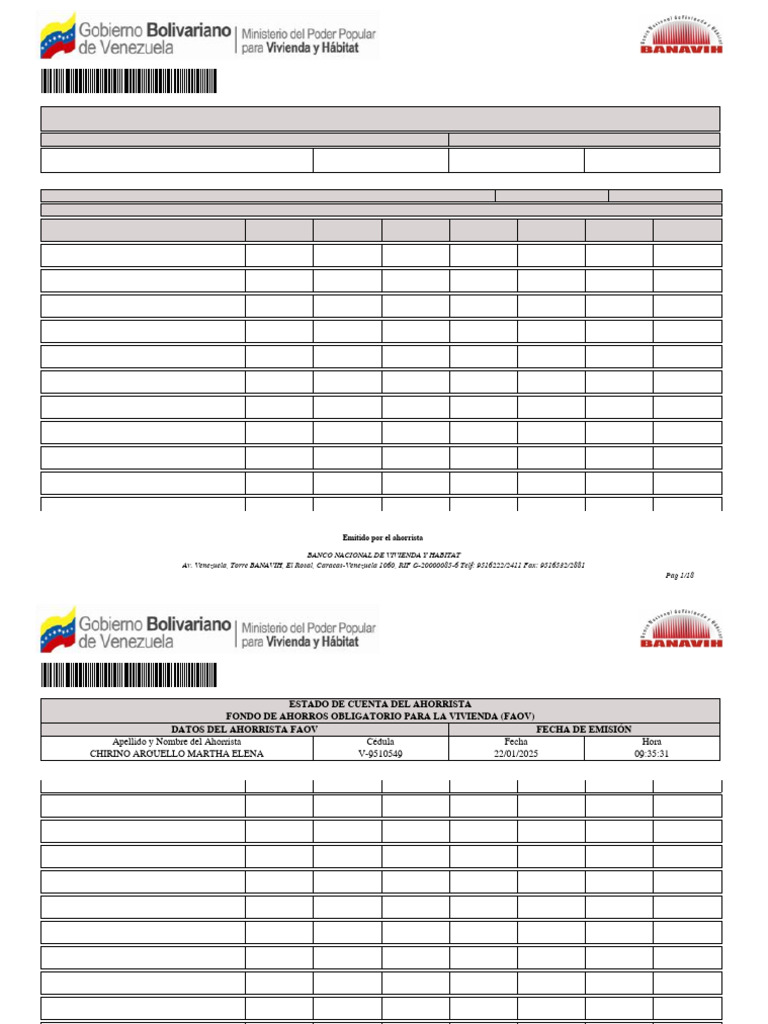 Aportes FAOV | PDF | Venezuela