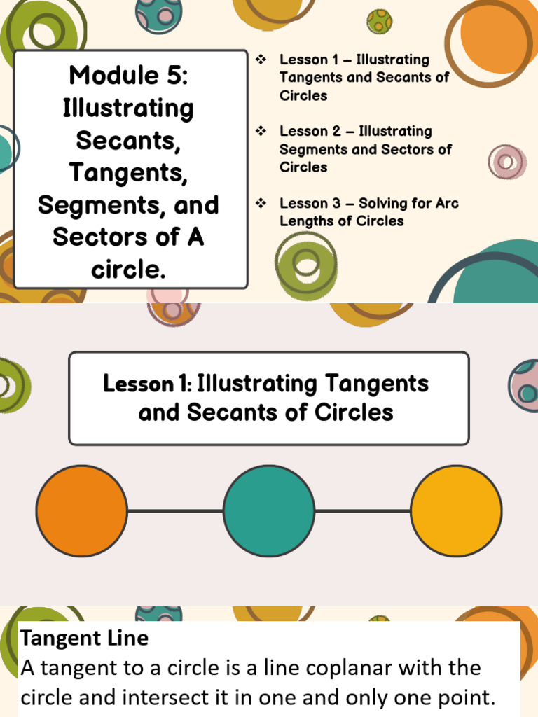 Circle Geometry: Secants & Sectors | PDF
