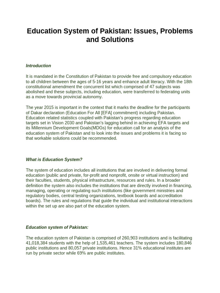 1588327206-education-system-of-pakistan | PDF | Literacy | Millennium ...