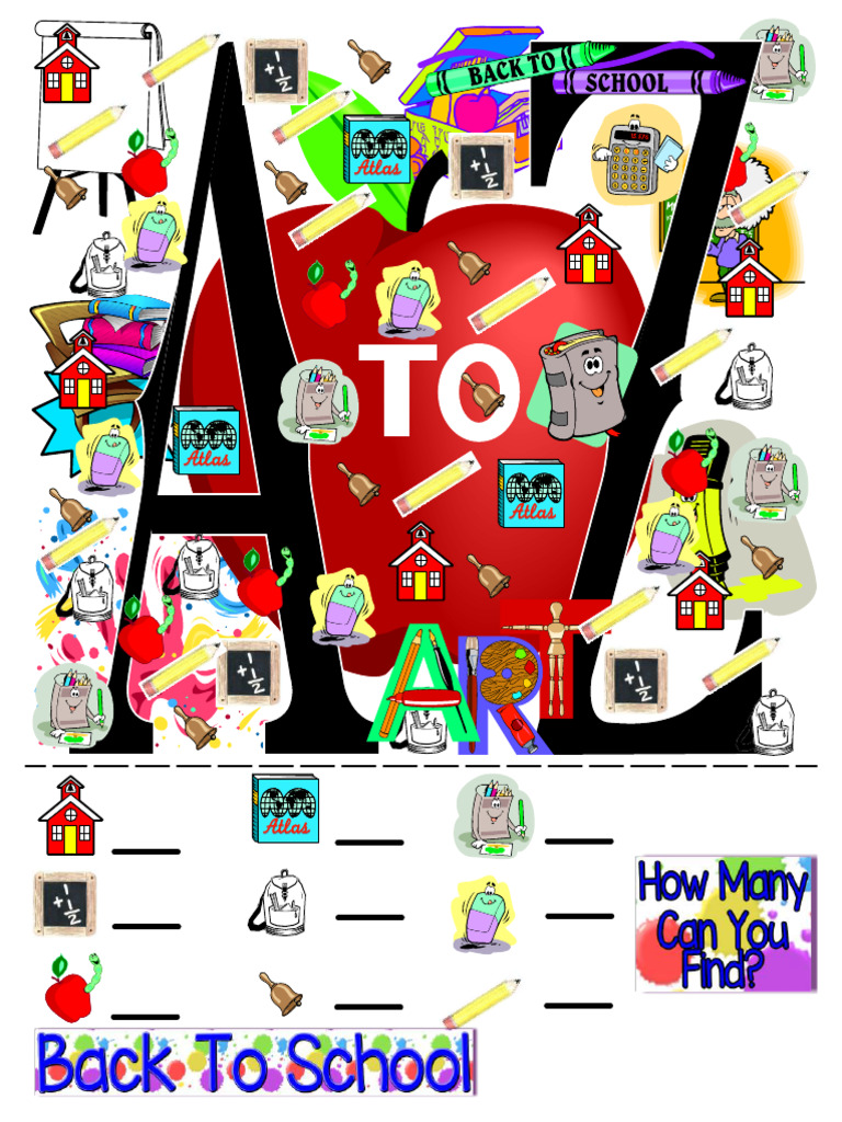 Back To School Ispy | PDF