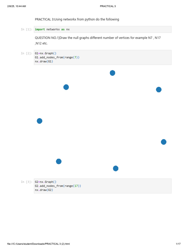 Python NetworkX Graph Drawing Guide | PDF | Theoretical Computer Science | Combinatorics