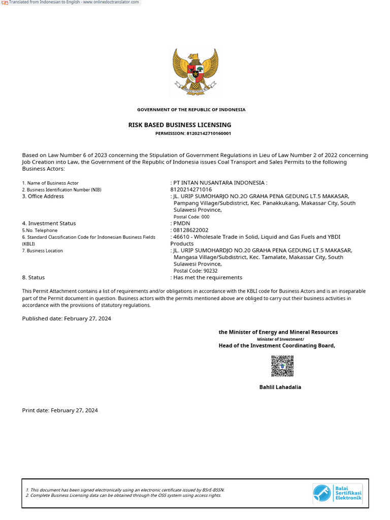 Ipp Ini en | PDF | Business | License