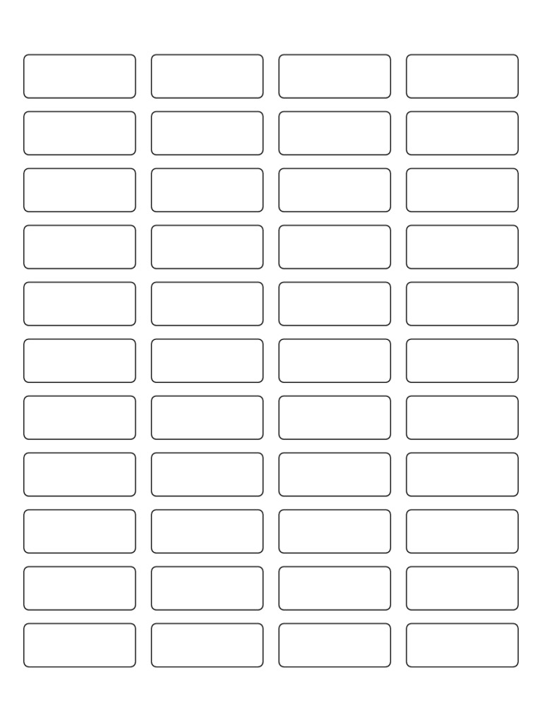 A Very Presta 94209 Rectangle Labels | PDF