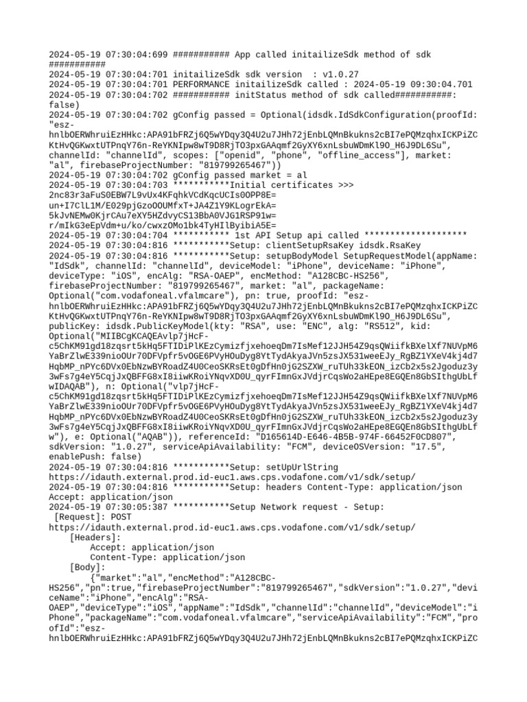 Id SDK Logs | PDF | Espionage Techniques | Cyberwarfare