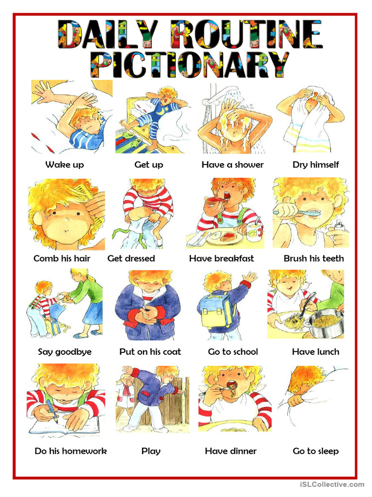 Daily Routine Checklist for Kids | PDF