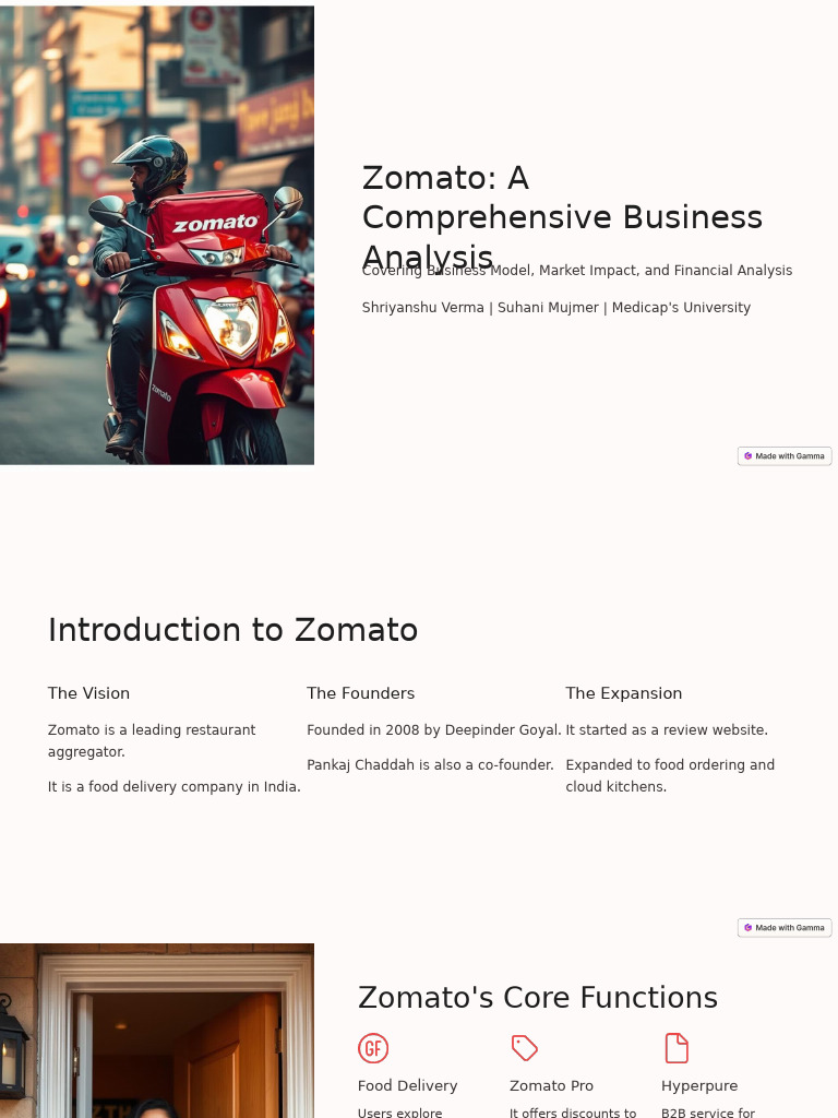 Zomato Business Analysis & Impact | PDF | Computing | Marketing