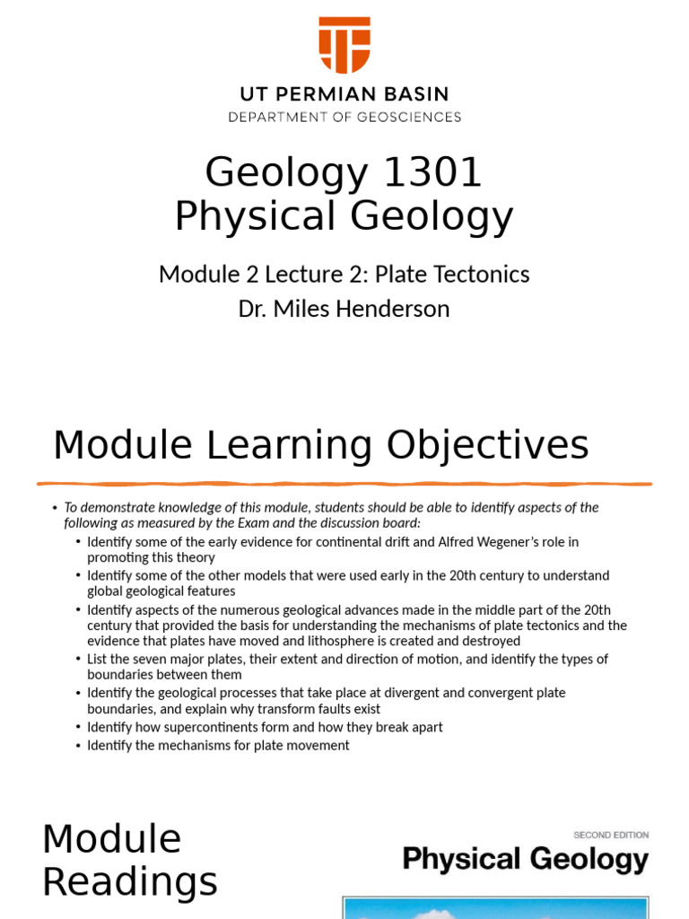 Lecture 2 Plate Tectonics | PDF | Plate Tectonics | Volcano