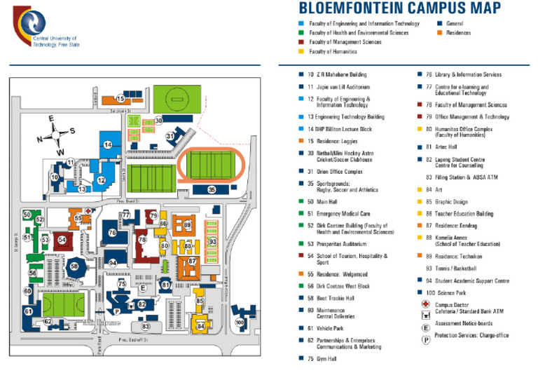 Bloemfontein Campus Map 20131 | PDF