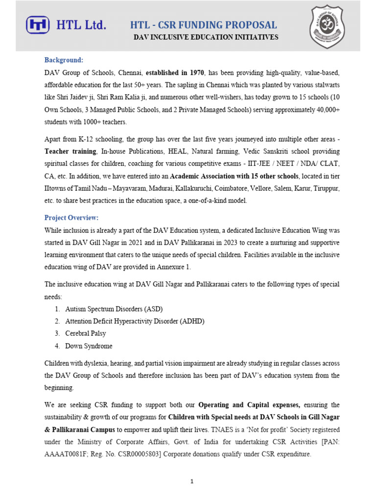 SCHOOL PROJECT REPORT | PDF | Individualized Education Program ...