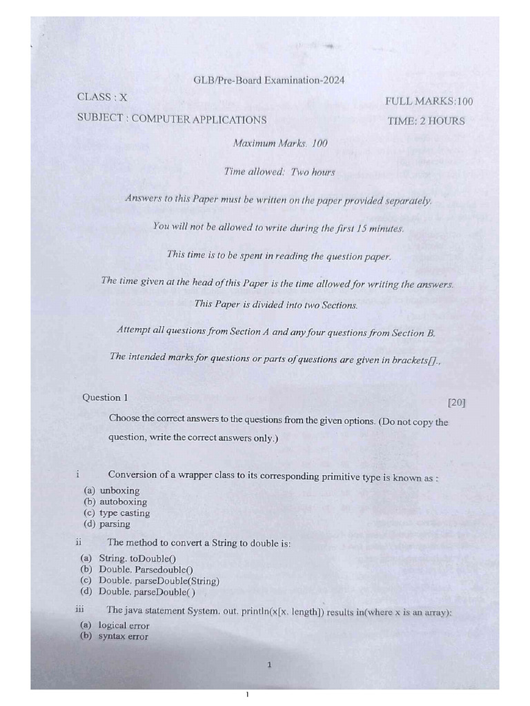 GDB Preboard Comp Application | PDF