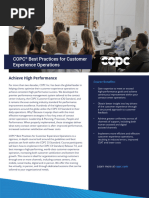 COPC Certification and Process | PDF