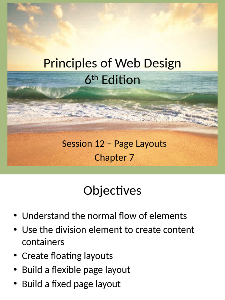 Page Layout Techniques in Web Design | PDF | Page Layout | Computing