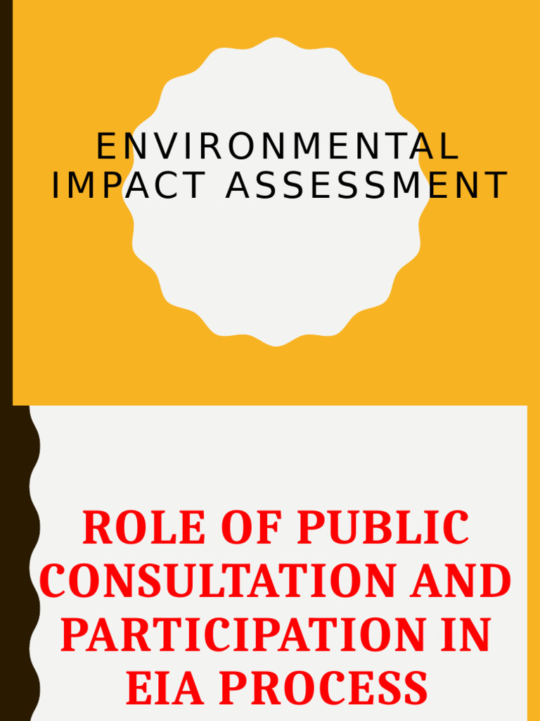 Lecture public consulation | PDF | Environmental Impact Statement | National Environmental ...