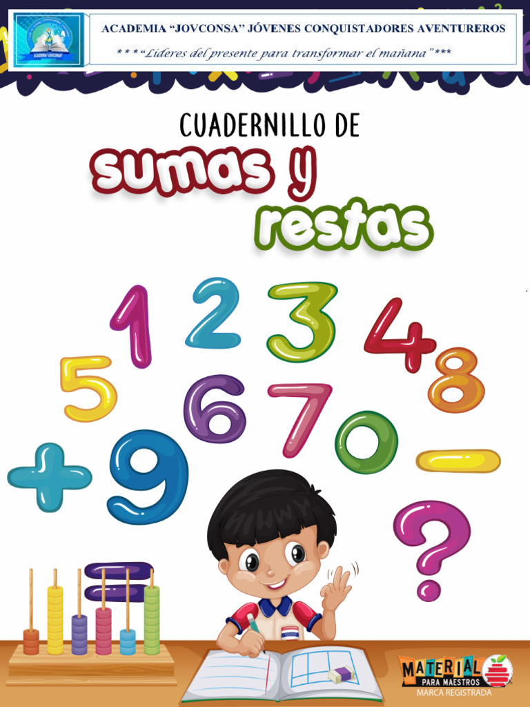 Cuadernillo de Sumas y Restas 1 - 2 PRIMARIA | PDF