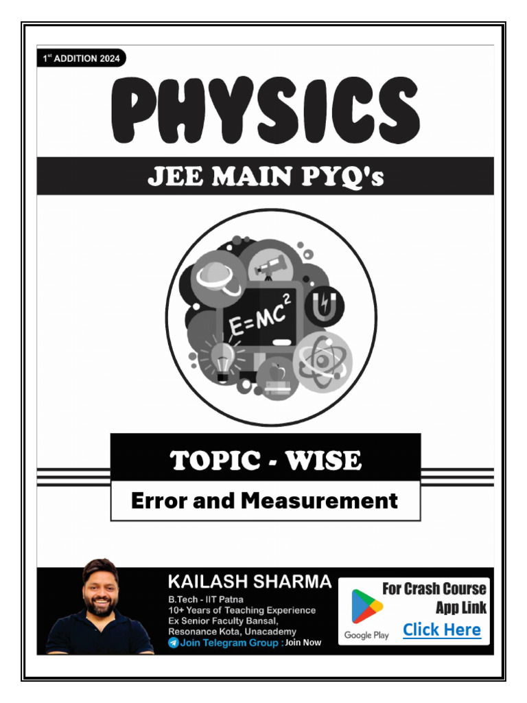 Error and Measurement | PDF | Metrology | Quantity