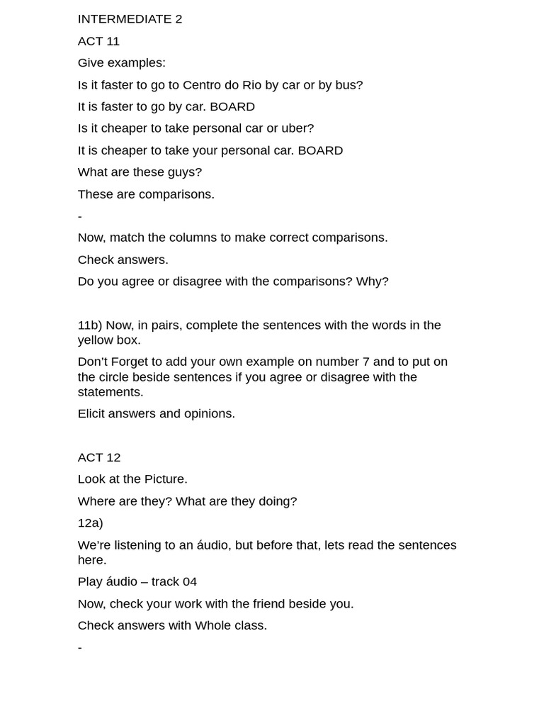 Intermediate 2 | PDF