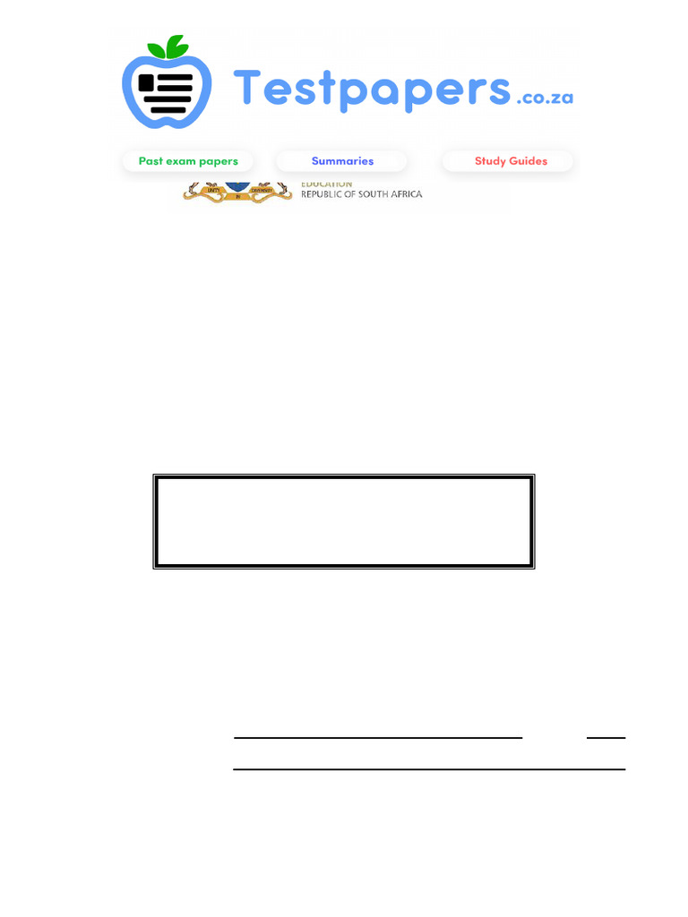 GR 9 EMS P1 (Afrikaans) June 2024 Question Paper | PDF