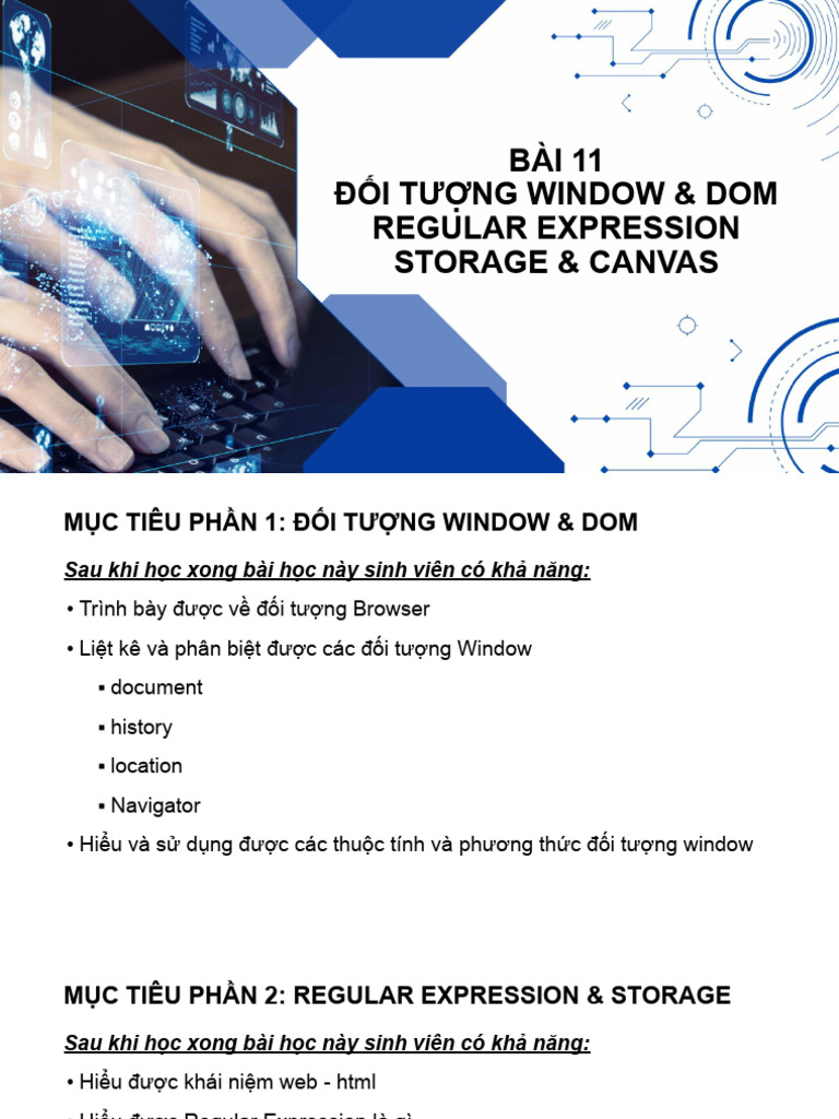 Html5 XP - Bai 11-Doi Tuong Bom Dom | PDF