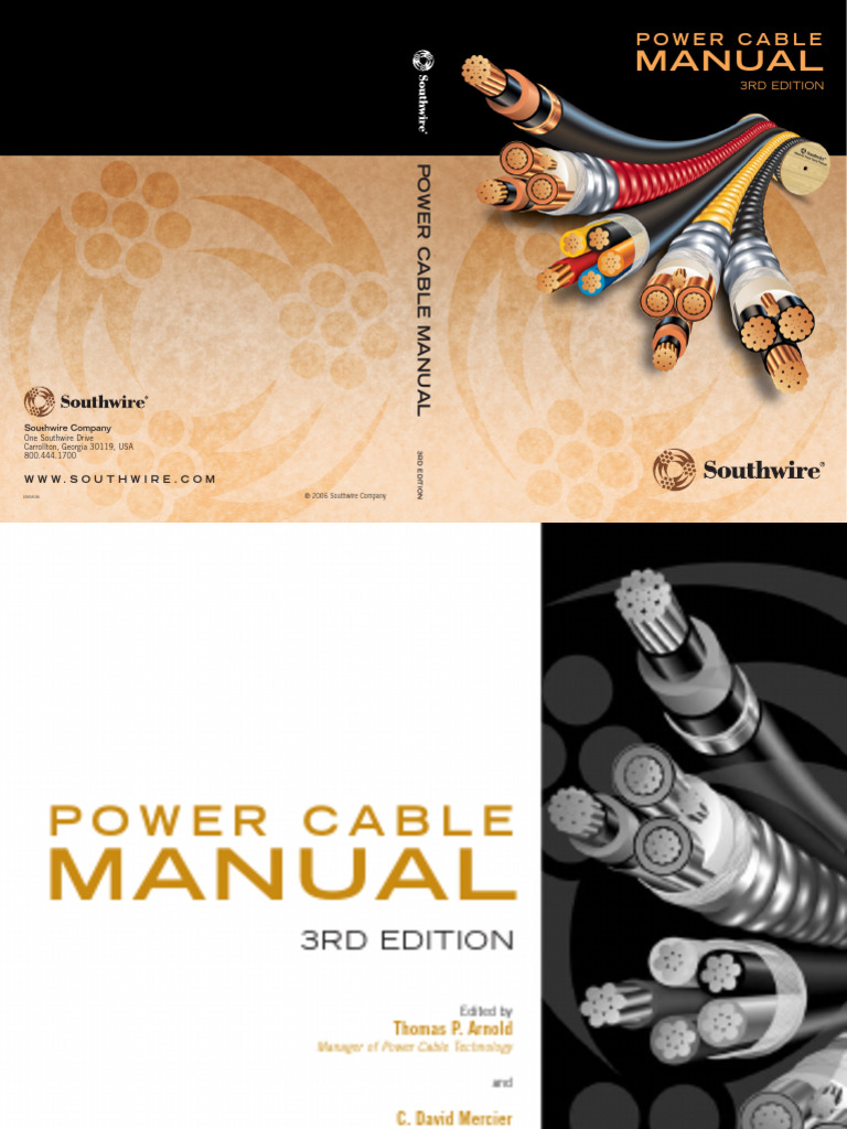 Power Cable Manual | PDF | Insulator (Electricity) | Electrical Conductor