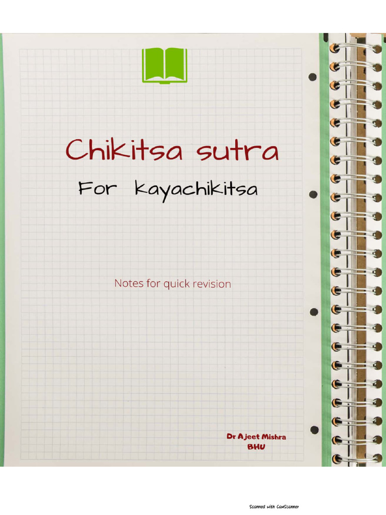 Chikitsa Sutra. Imp. Shlok | PDF