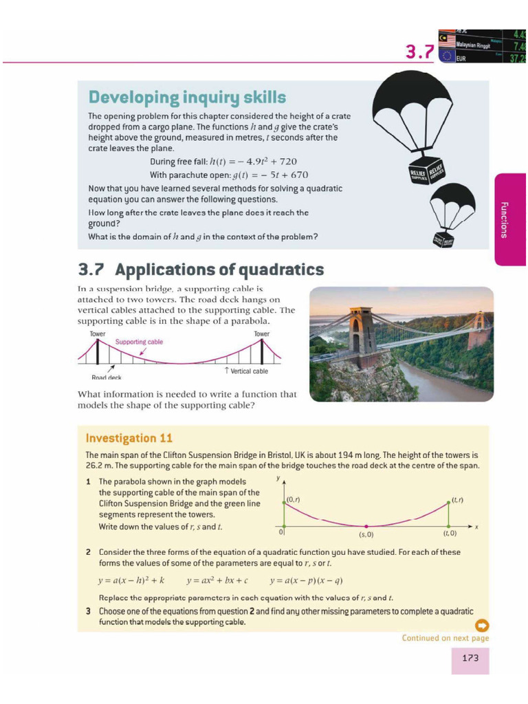 Quadratic Applications | PDF