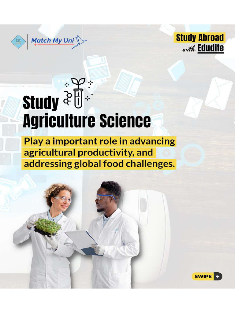 Apply Now To Study Agriculture Science | PDF