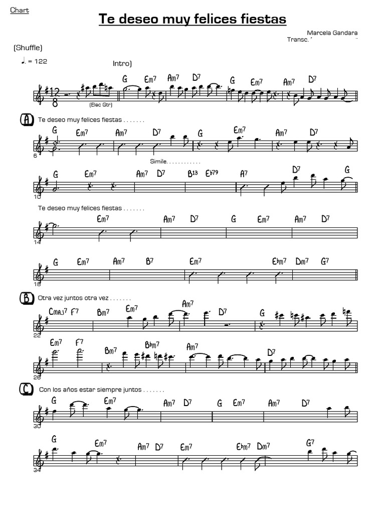 Te Deseo Muy Felices Fiestas G | PDF