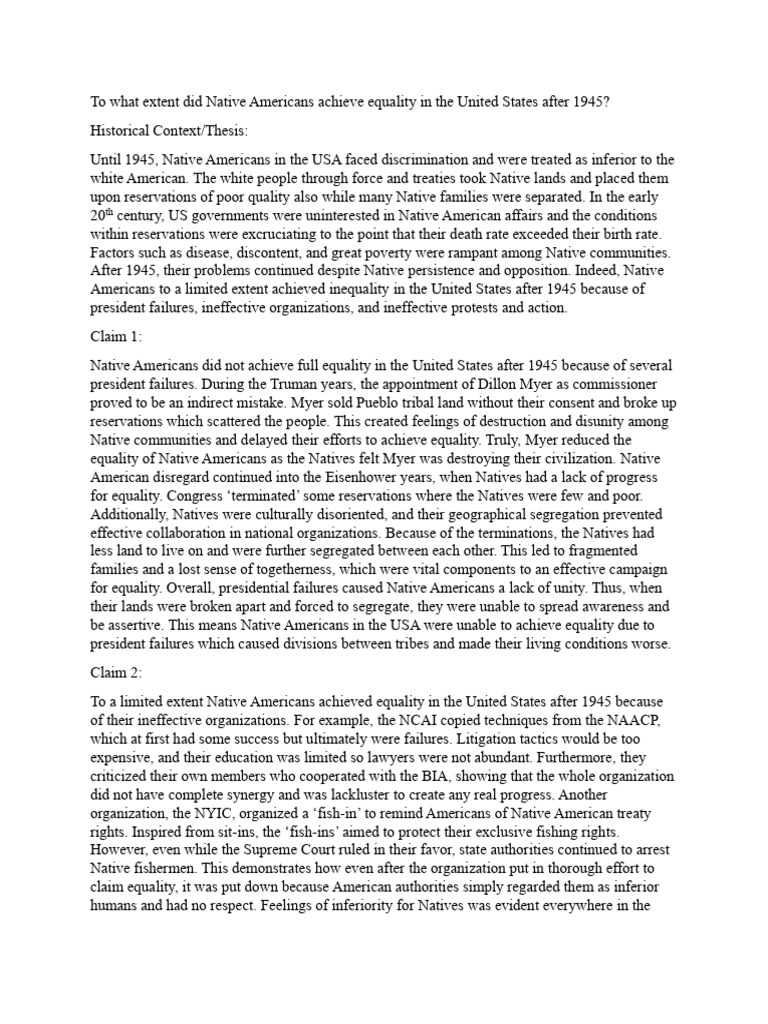 Topic Tower Native Americans in USA | PDF | Native Americans In The ...