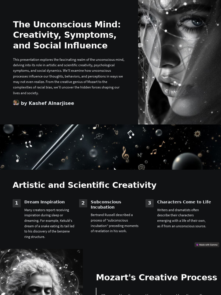 The Unconscious Mind Creativity Symptoms and Social Influence | PDF ...