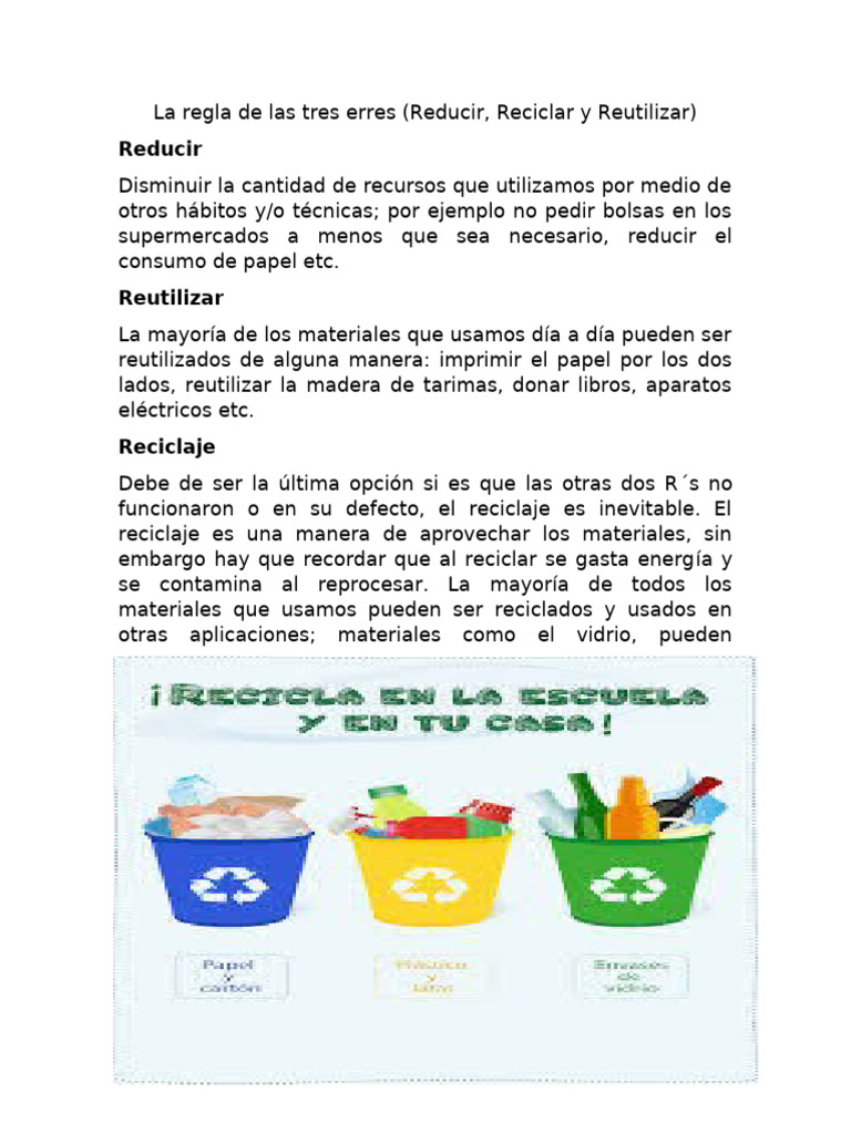 La Regla de Las Tres Erres | PDF