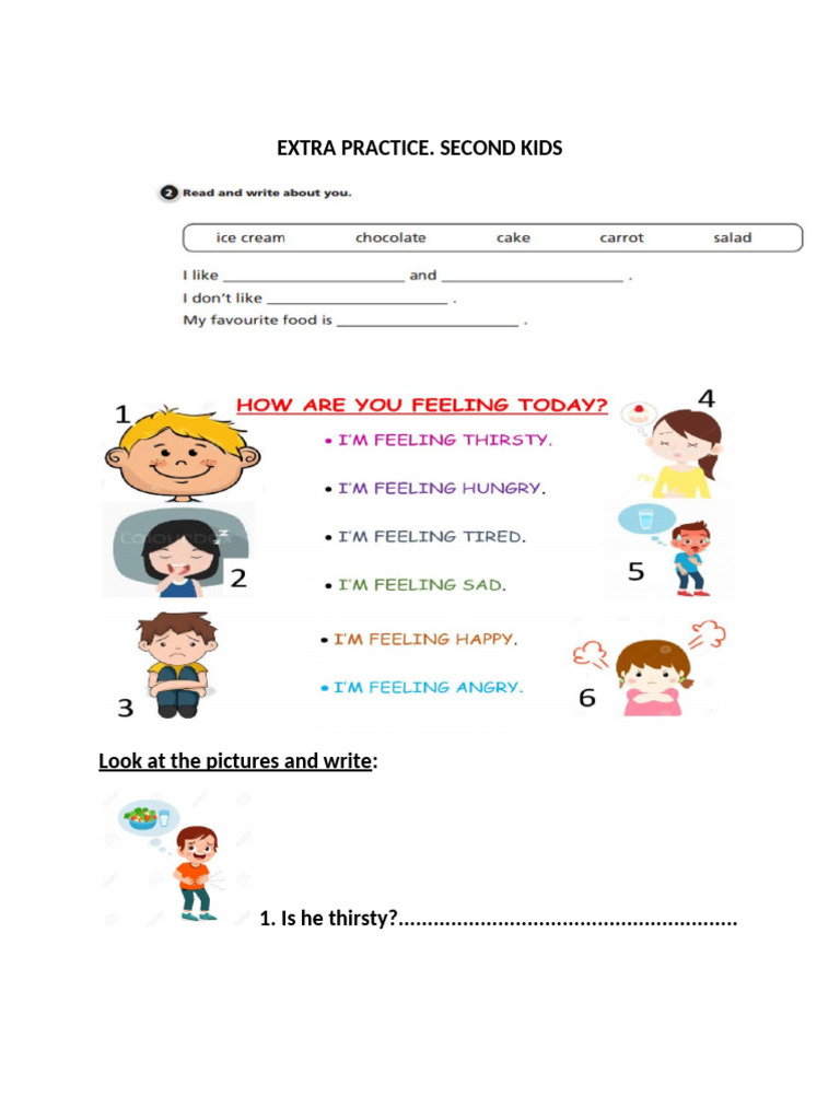 Extra Practice 2ND Kids 21 de Abril | PDF