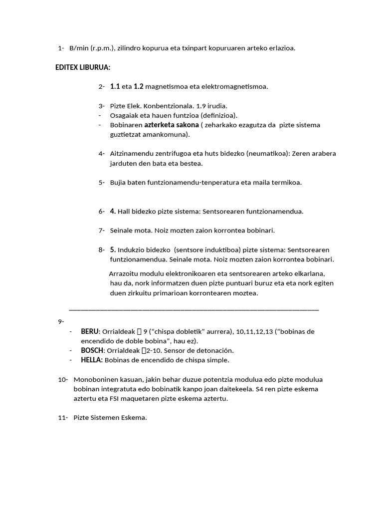 SAM, Examen 1 - Guia y Planteamiento de Estudio, EUSKERAZ | PDF
