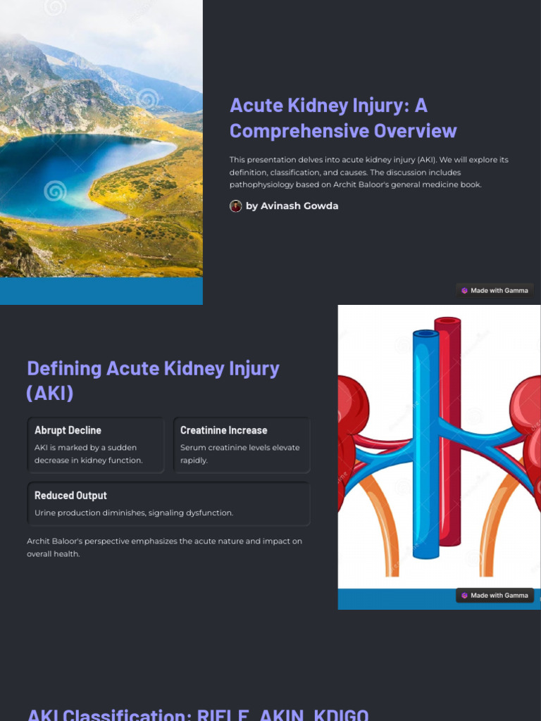 Understanding Acute Kidney Injury | PDF | Kidney | Nephrology