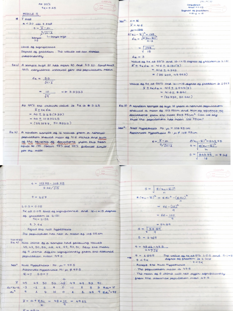 Maths Module 5 | PDF